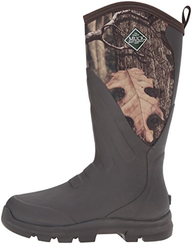 Muck Boot mens Woody Grit Hunting Shoes, Brown/Mossy Oak, 10-10.5 US