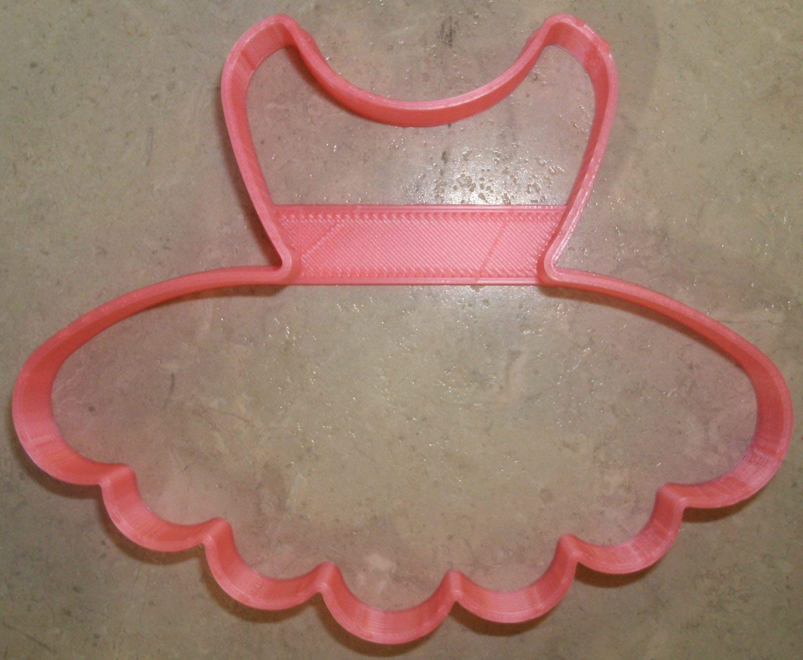 TUTU OUTLINE BALLERINA DRESS DANCE COSTUME BALLET COOKIE CUTTER MADE IN USA PR2710