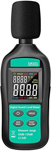TIST Digital Noise Meter Measurement 35-135 db Intelligent Sound Level Meter Decibel Monitor Logger Diagnostic-Tool