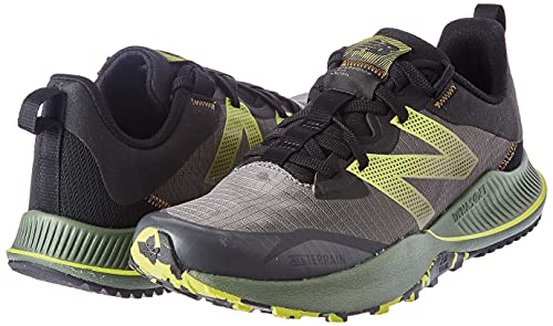New Balance Men's Nitrel V4 Running Shoe, Magnet/Norway Spruce, 10 X-Wide