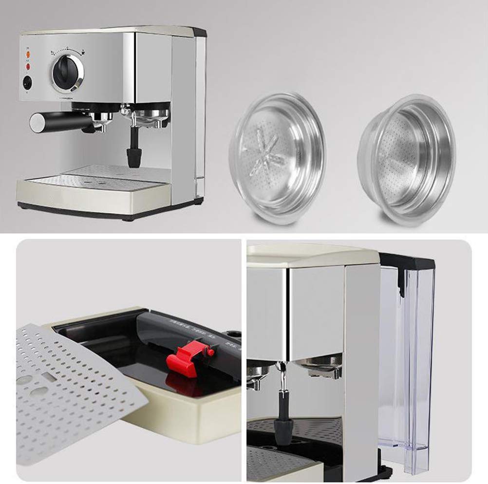 ROLTIN Coffee Machine Espresso Coffee Machine Maker 15 Bar,Capuccino,Frothing Milk Foam,920W,Capacity 1.5L Removable Drip Tray Steam Nozzle Compatible with Preparing Drinks