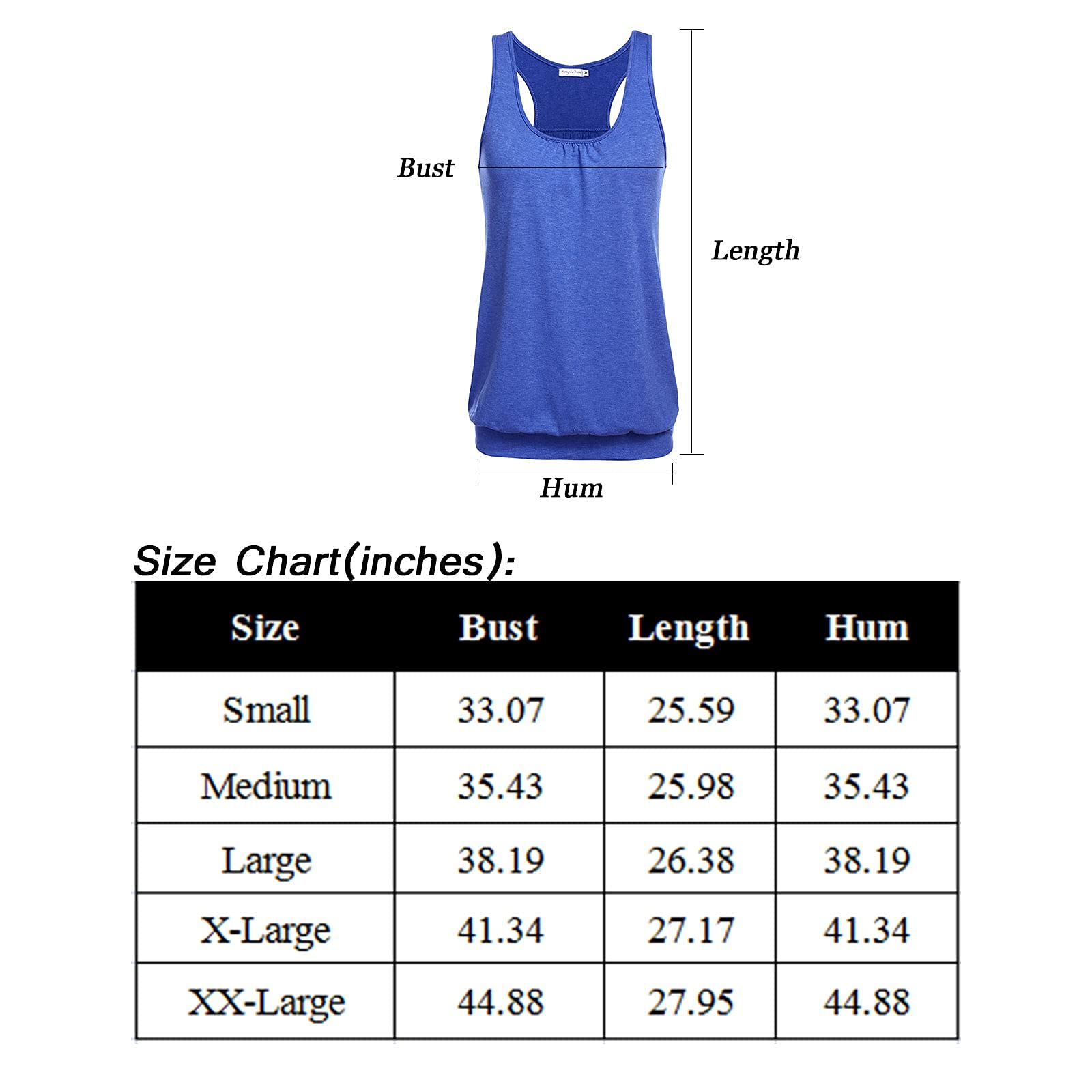 Summer Sportswear Tops for Women Loose Fit Tank Tops Gym Clothes Dark Grey S