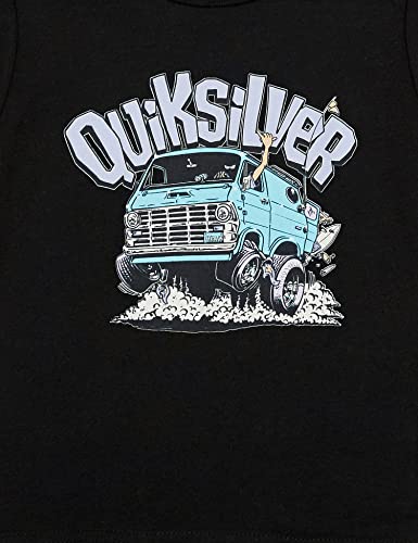 Quiksilver Boys' Rushing Back Tee Shirt, Black, 6