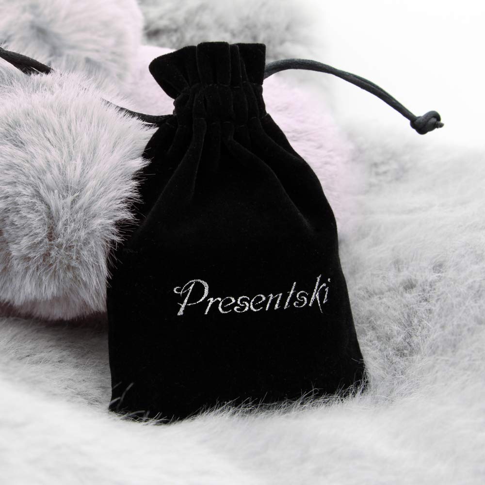 Presentski Rose Gold-Plated Honeycomb Ring 925 Sterling Silver Christmas Day Gift for Women