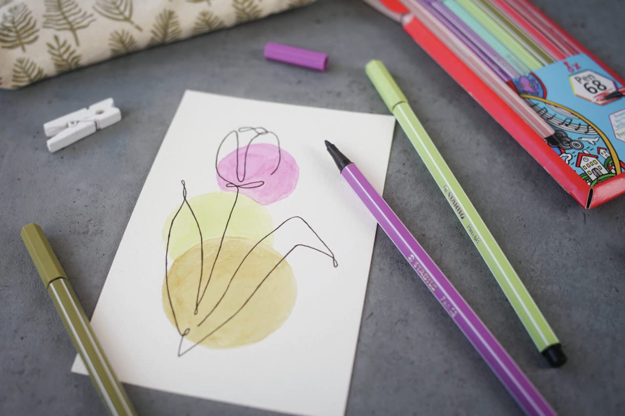 STABILO Pen 68 Fiber Tip, Blush