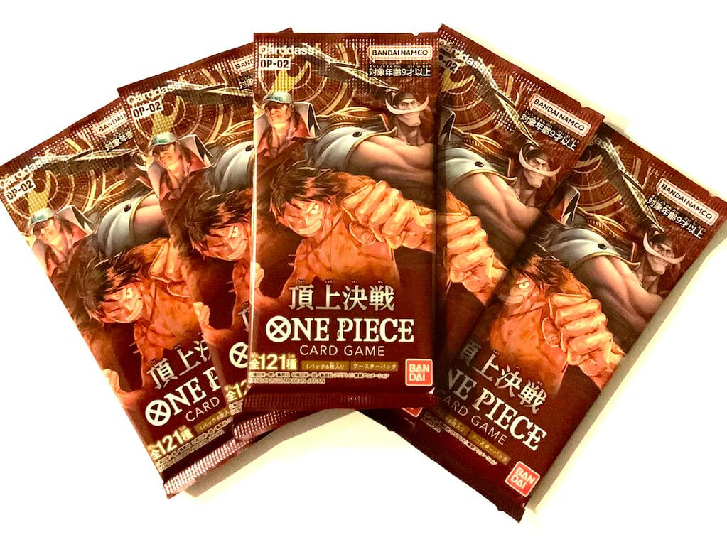 One Piece Paramount War Japanese 5X Booster Packs