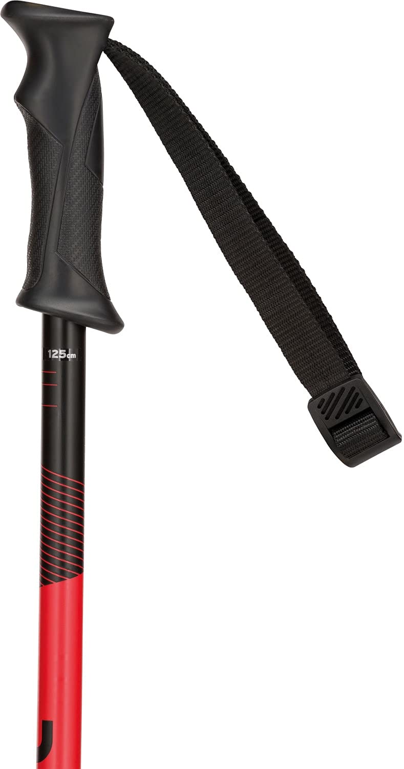 Rossignol Tactic Black/Red Ski Poles, Men, Mens, RDI2000, red/Black, 125