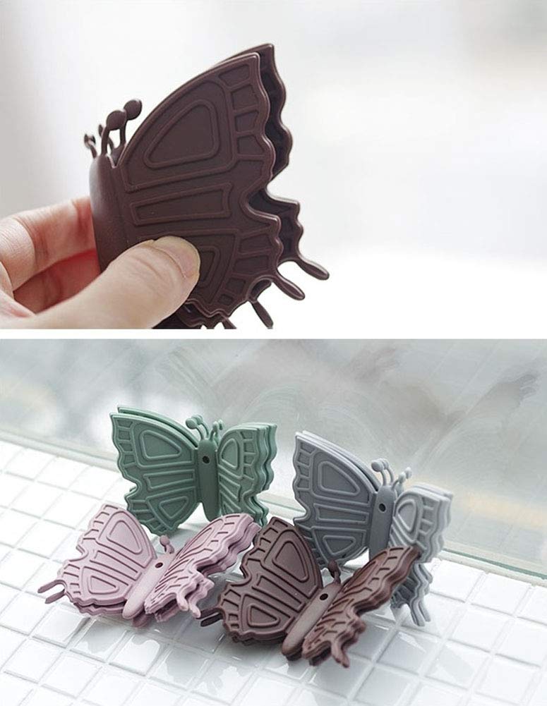 SNT Butterfly Silicone Potholder Heat Resistant Lid Lifters Magnetic Pinch Mitts Set of 8