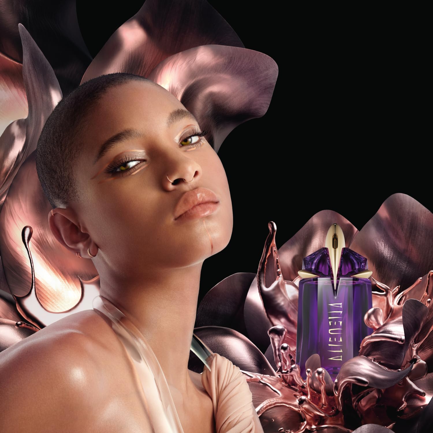 Mugler Alien - Eau de Parfum - Women's Perfume - Floral & Woody - With Jasmine, Wood, and Amber - Long Lasting Fragrance - 3.0 Fl Oz