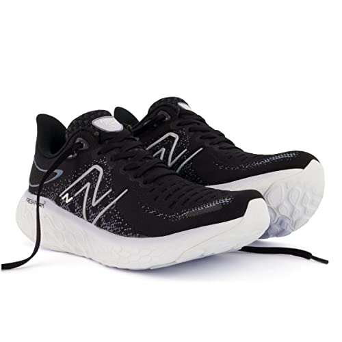 New Balance Women's Fresh Foam X 1080 V12 Running Shoe, Black/Thunder/Violet Haze, 8