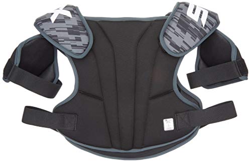 STX Lacrosse Stallion 75 Shoulder Pad, Black, Medium