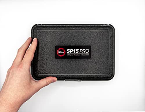 SONICPRESENCE SP15Pro (XLR) Binaural Microphone - Streams and Records 360º Spatial Audio in Two Channel Stereo Format That Plays on Headphones, Speakers, Social Media Platforms and ASMR