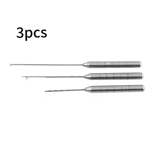 Tuimiyisou Bait Needles Stainless Steel Splicing Baiting Tackle Rig Tool Fishing Accessories 3PCS Fishing Accessories-Other Tool Accessories