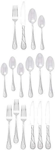 Towle Anchor 16-Piece Flatware Set, Stainless Steel