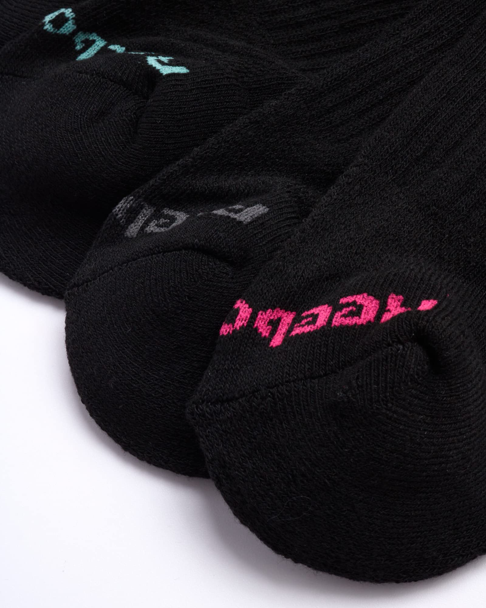Reebok Women's Athletic Socks - Performance Cushioned Low Cut Socks (6 Pack), Size 4-10, Solid Black