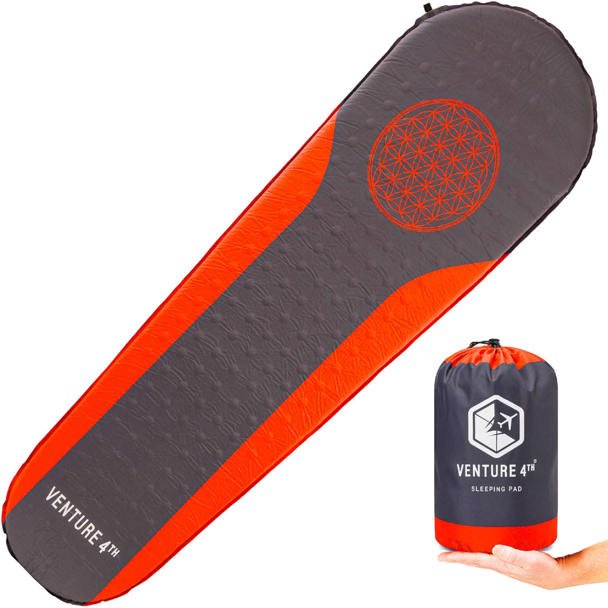 VENTURE 4TH Backpacking Warm Sleeping Bag with Self Inflating Sleeping Pad for Adults & Kids β Ideal for Hiking, Camping & Outdoor Adventures