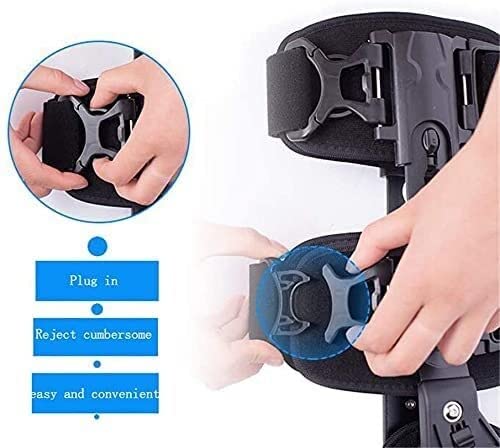 TSUSF Hinged ROM Knee Brace,Adjustable Orthopedic Support Stabilizer For ACL/Ligament/Sports Injuries Universal Leg Size For Left And Right