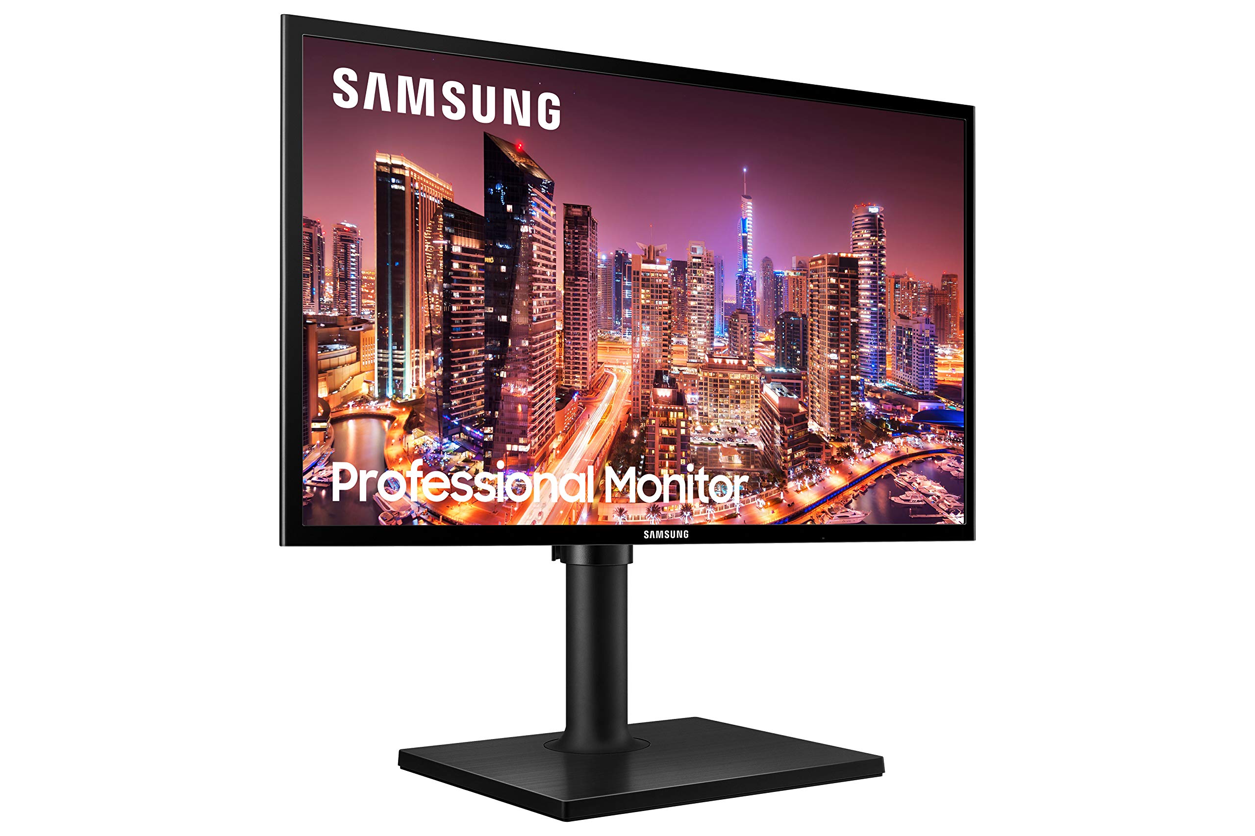 SAMSUNG T40F Series 24-Inch FHD 1080p Computer Monitor, IPS Panel, HDMI, VGA (D-Sub), Height Adjustable Stand, 3 Yr WRNTY (LF24T400FHNXGO)