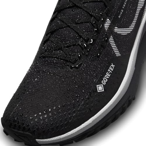 Nike Men's Low-Top Sneakers, Black Wolf Grey Reflect Silver, 10
