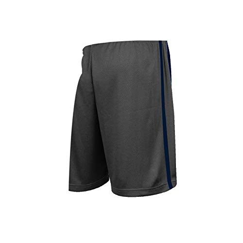 Profile Varsity Men's Big & Tall Athletic Shorts, Navy/Charcoal, 3X