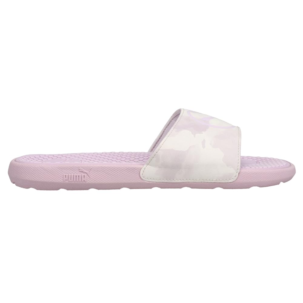 Puma Womens Cool Cat Hazy Summer Tie-Dye Slide Athletic Sandals Casual - Purple - Size 9 M