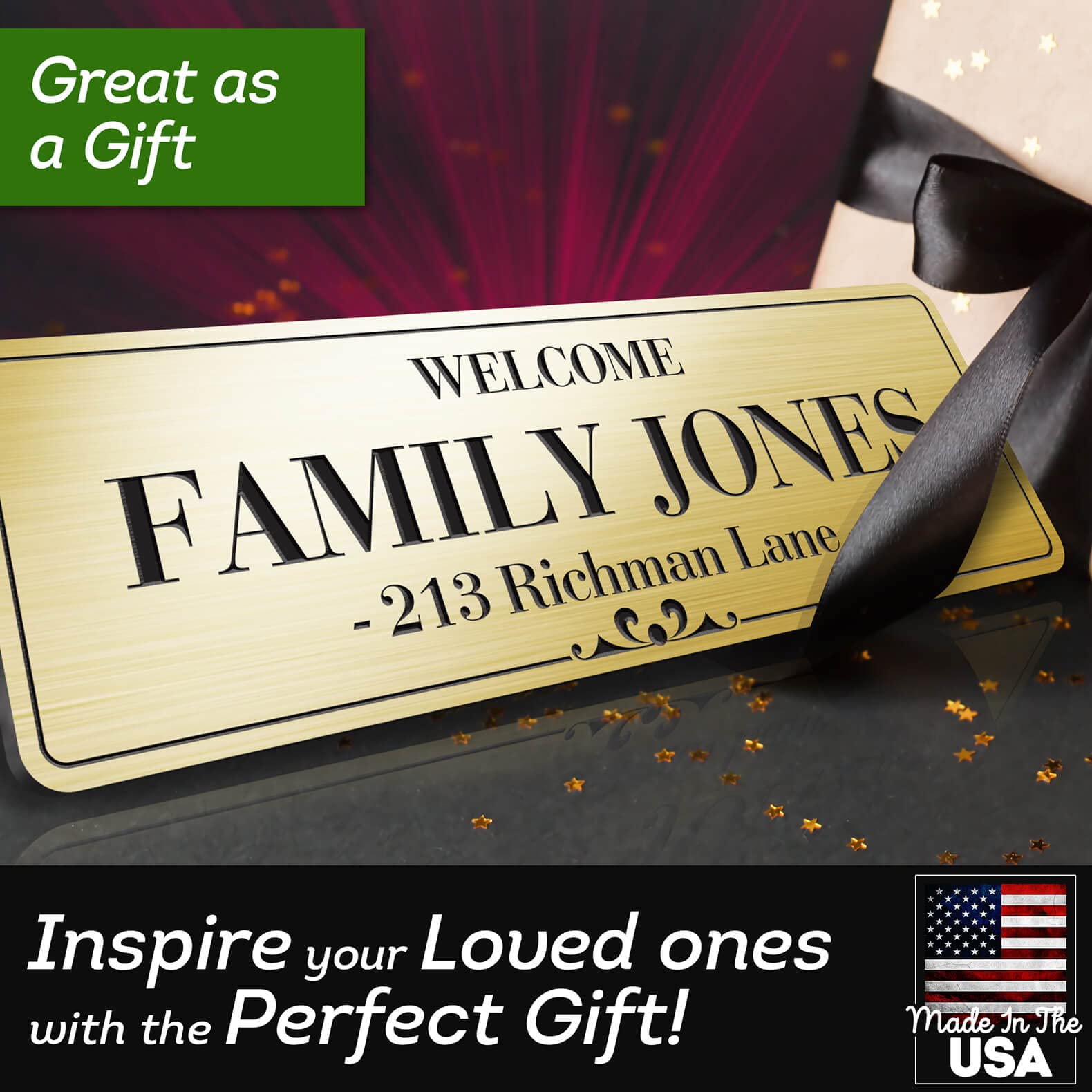 Name Plates for Doors, Custom Office Door Signs, Personalized Wall Plaques - 2.5x8 Inch, 18 Colors, (Prestige) Made in USA By My Sign Center
