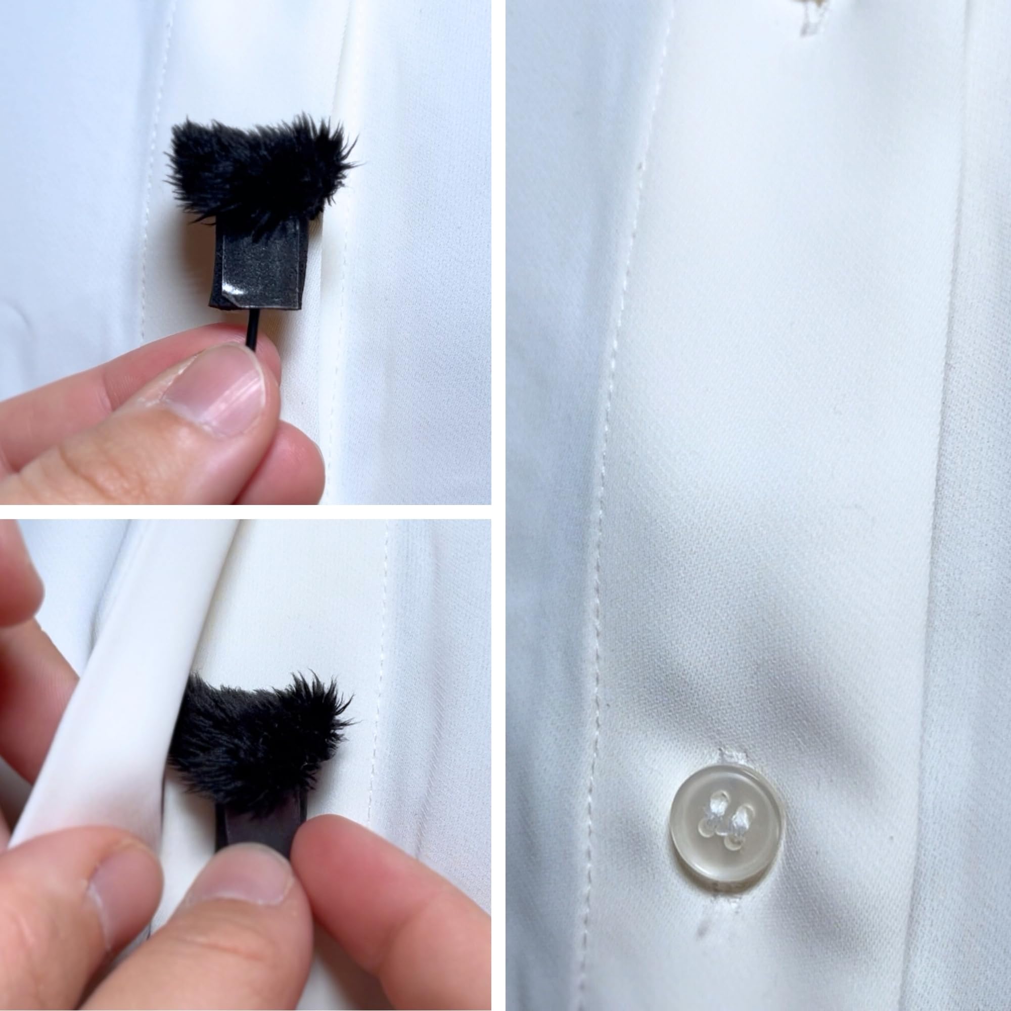 URSA Plush Circles - 5mm length short fur LAV covers. Reusable & Super Soft. 25mm Diameter (9x Circles + 30x Stickies, MultiPack)