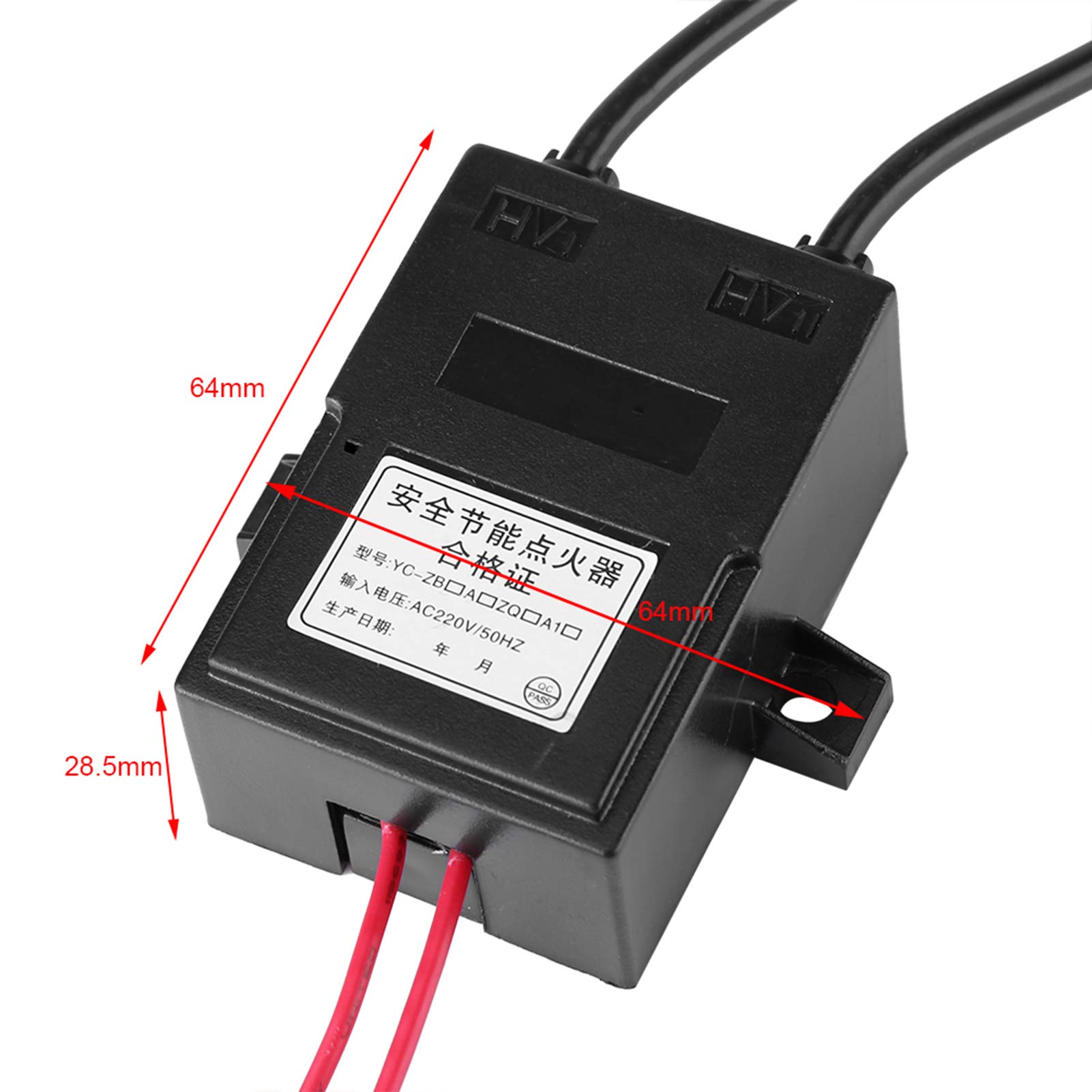 Oumefar AC 220V 1A-2A High Voltage Generator Continuous Igniter Module ≥12kV Mini Pulse Arc Inverter for Automatic Oil Burner Electrical and Engineering