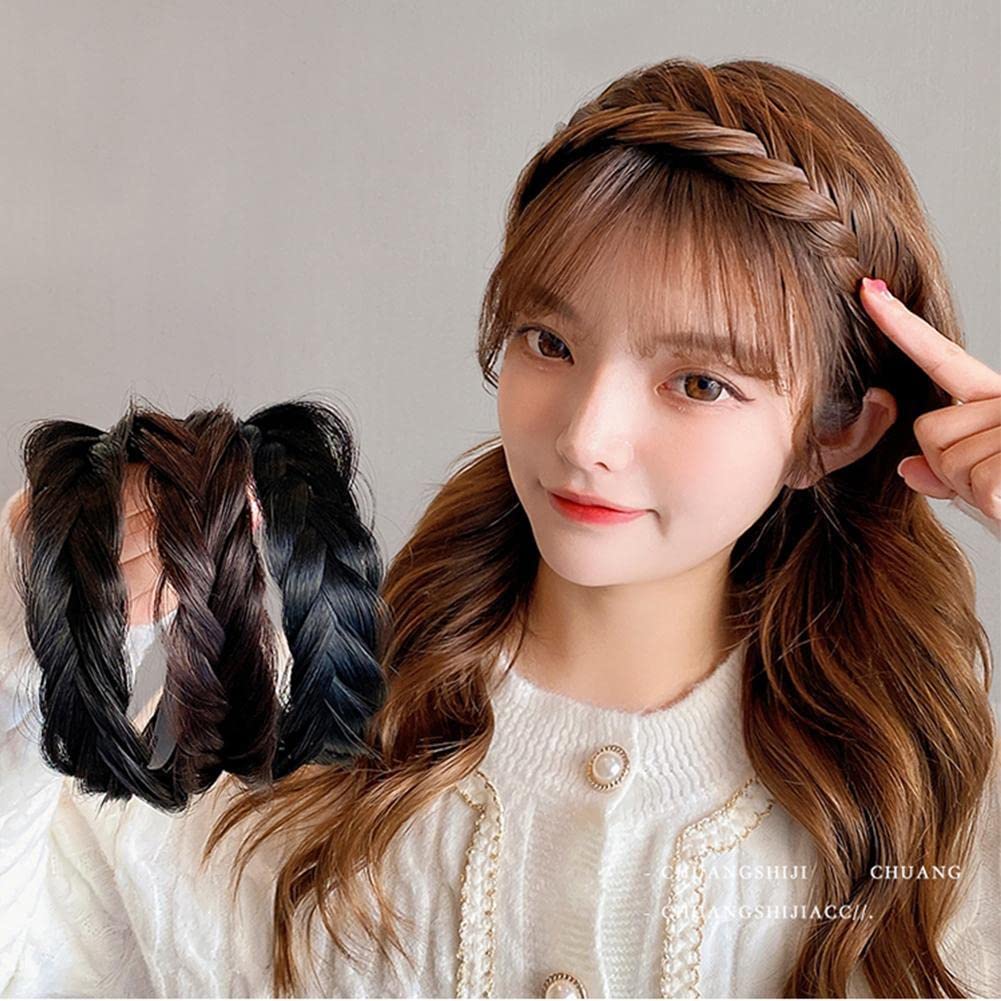 Twisted Braided Headband Simulation Hair Band Fishbone Braid Style Headwear Accessories Hairdband Fashion Ladies