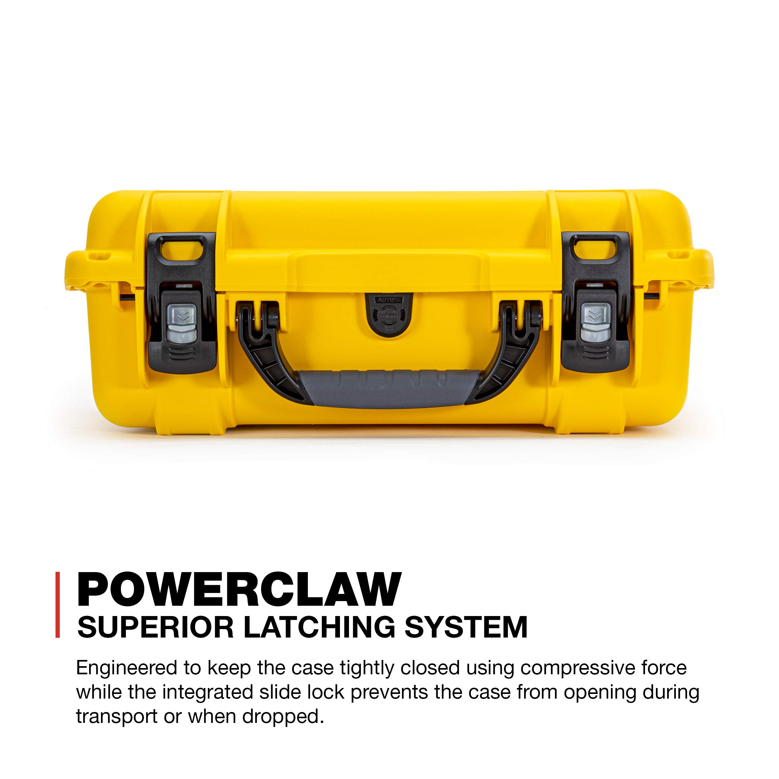 Nanuk 925 Waterproof Carry-on Hard Case with Lid Organizer and Padded Divider - Yellow