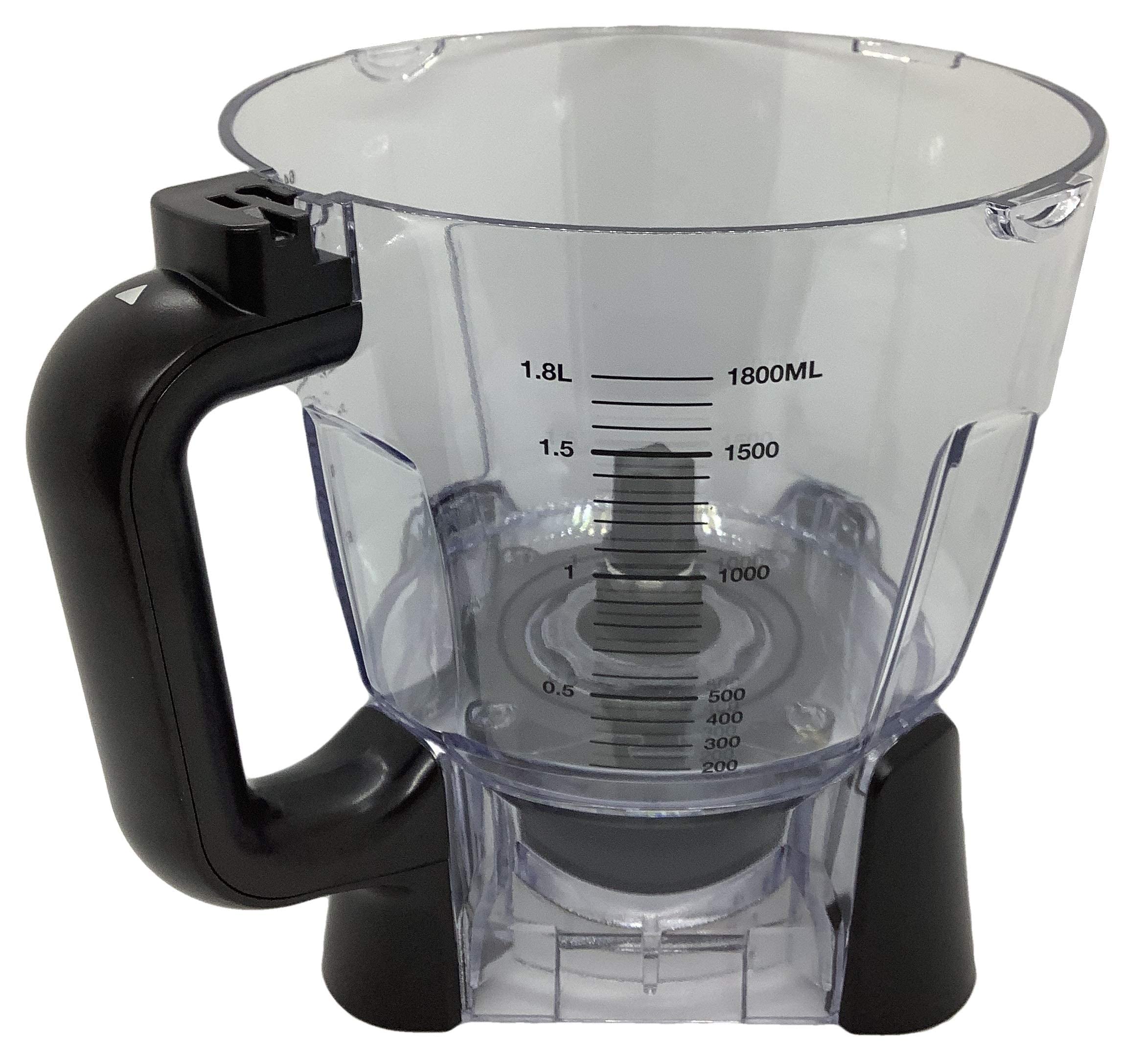 Replacement 64oz (8 Cup) Food Processor Bowl Only for Ninja Ninja BL680 BL680A BL681A BL682 BN801 BN805 BL910 Auto-iQ Duo Blender, Read