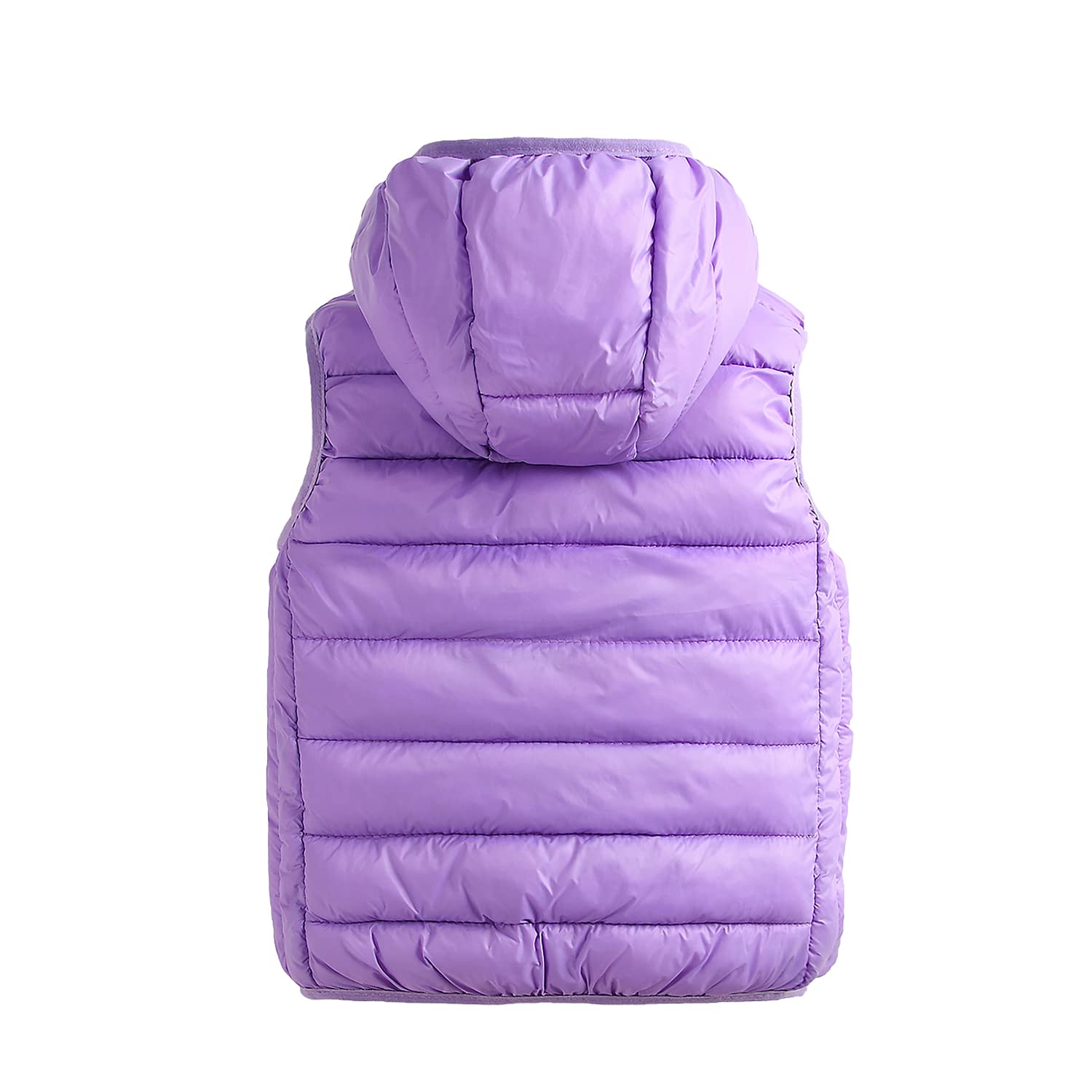 WESIZAR Kids Lightweight Sleeveless Jacket Purple 5-6 Years Old