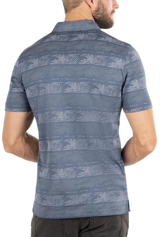 TravisMathew Men's Frosty Morning Polo, Insignia/Vintage Indigo, M
