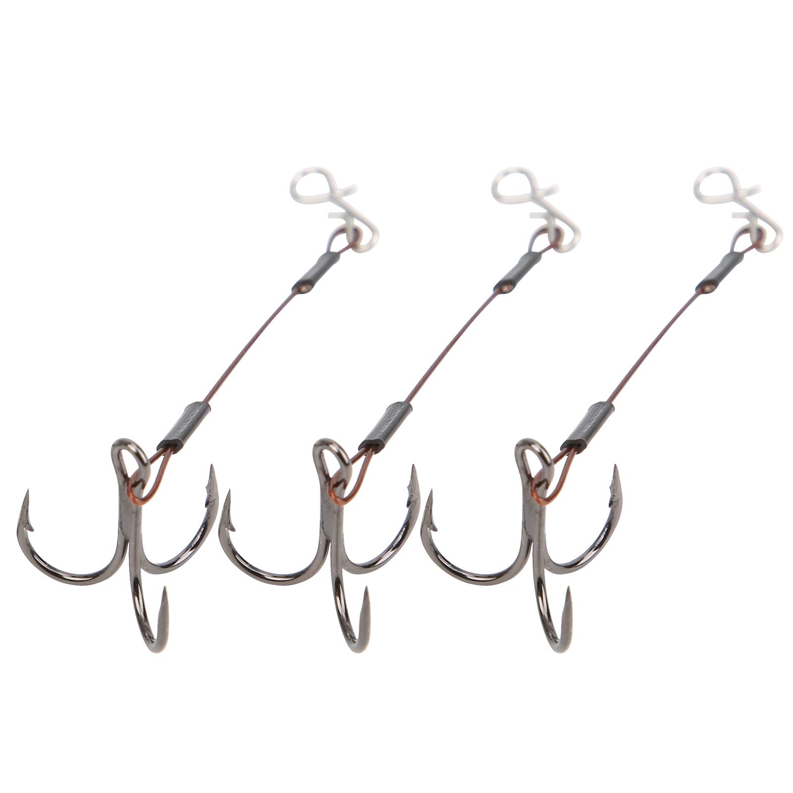 VGEBY 2 Set Fish Hook, Reusable Incisive Lure Bait Barbed Hooks Kit Bait Hook Fishing Accessories Fishing Tools