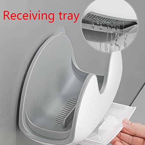 SEYFI Kitchen Shelves,U-Shaped Slot Pot Lid Rack, Bakeware Pot Lid Holder Organizer, Plastic Lid Stand, for Spatulas, Spoons, Cutting Boards, Wall Mounted