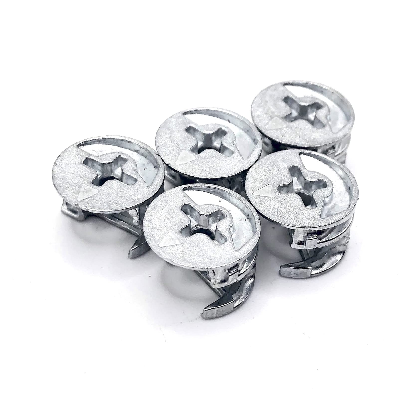 ReplacementScrews Metal Cam Lock Nuts Compatible with IKEA Parts 119030, 118224, 120076, 117434 Replaces Plastic Cams (Pack of 5)