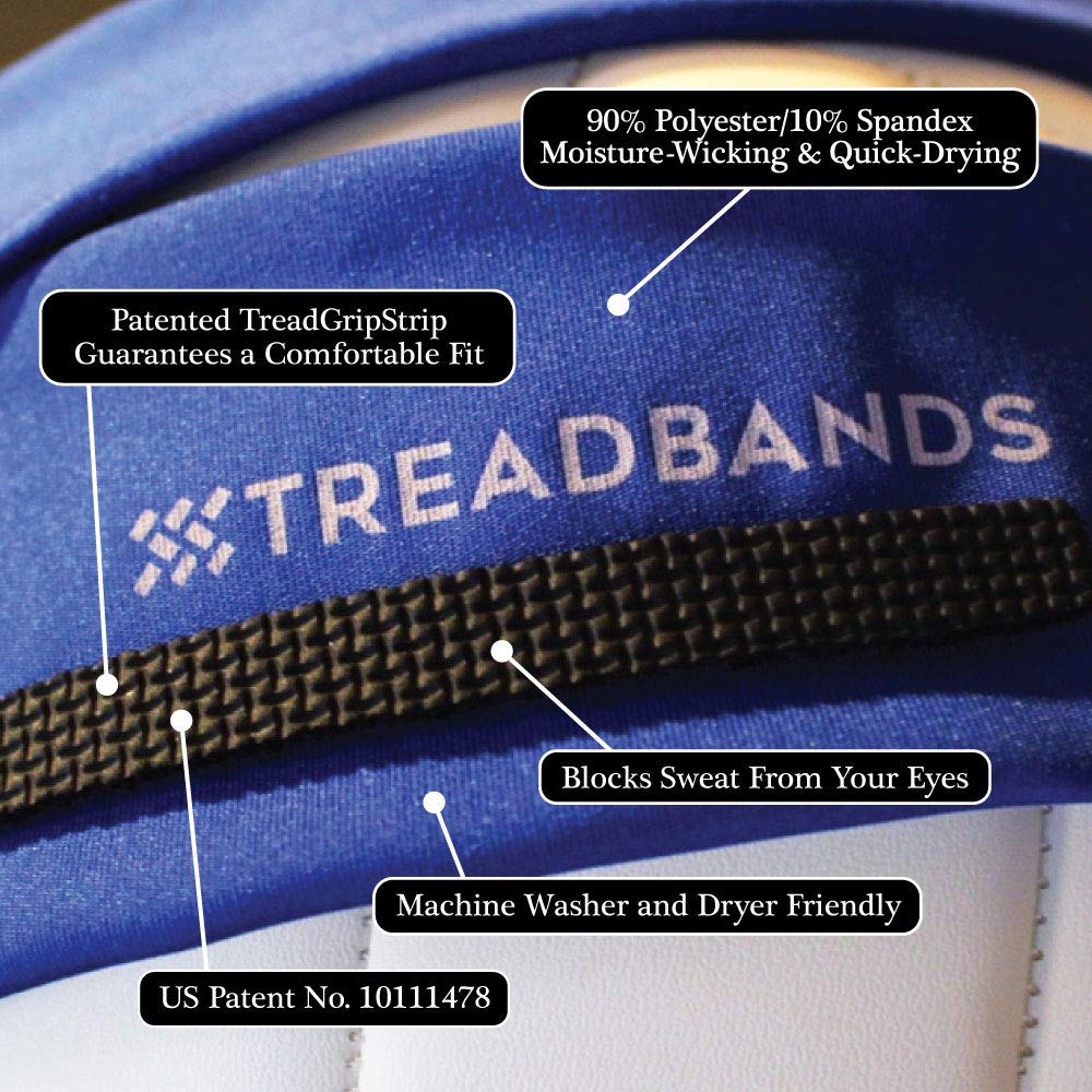 TreadBands All Terrain Non Slip Tieback Headband - Breast Cancer Awareness (Wings of Hope)
