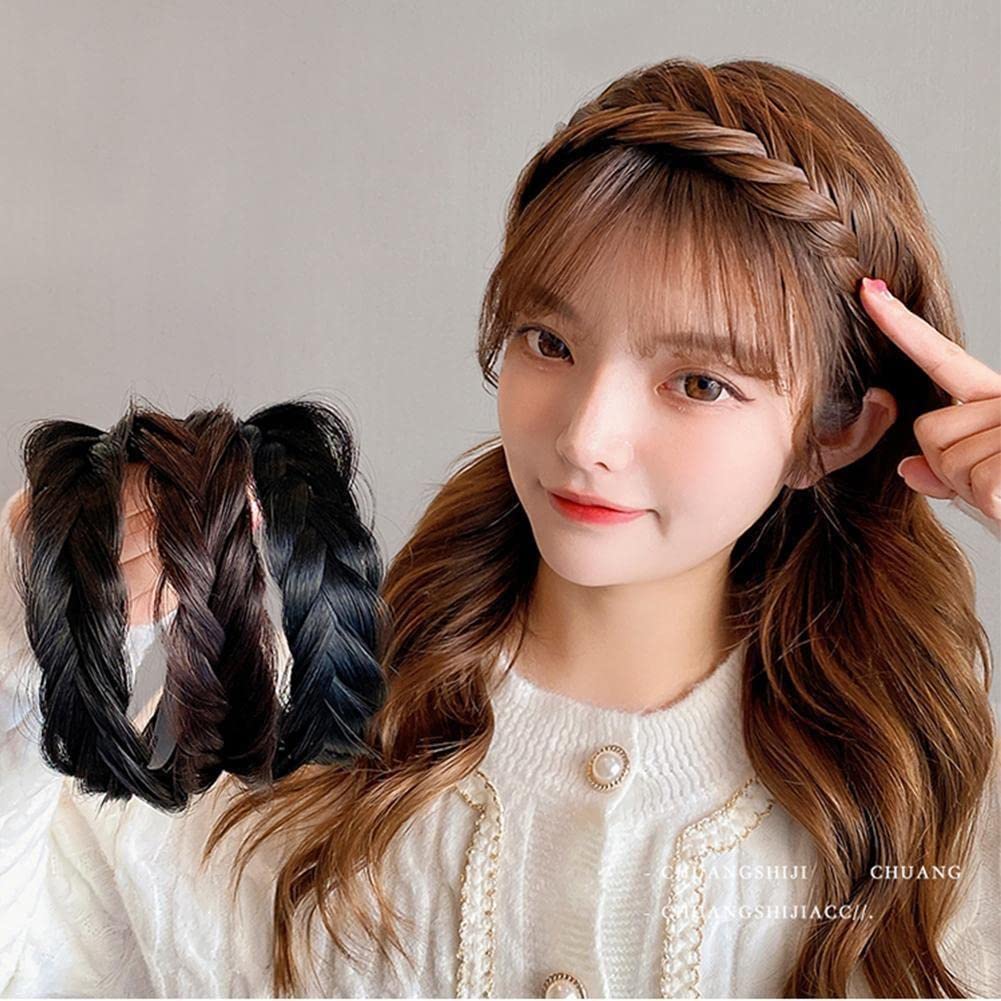 Twisted Braided Headband Simulation Hair Band Fishbone Braid Style Headwear Accessories Hairdband Fashion Ladies