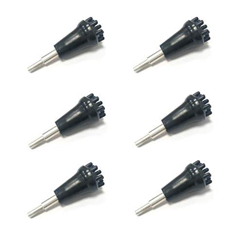 Savage Village 6Pcs Hunting Small Game Blunt Judo Broadheads for Rabbits/Pests Safety Soft Rubber Archery Practice Tip