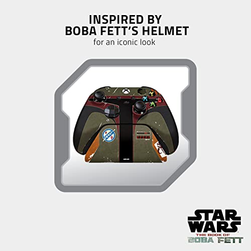 Razer Limited Edition Boba Fett Wireless Controller & Quick Charging Stand Bundle for Xbox Series X|S, Xbox One: Impulse Triggers - Textured Grips - 12hr Battery Life - Magnetic Secure Charging