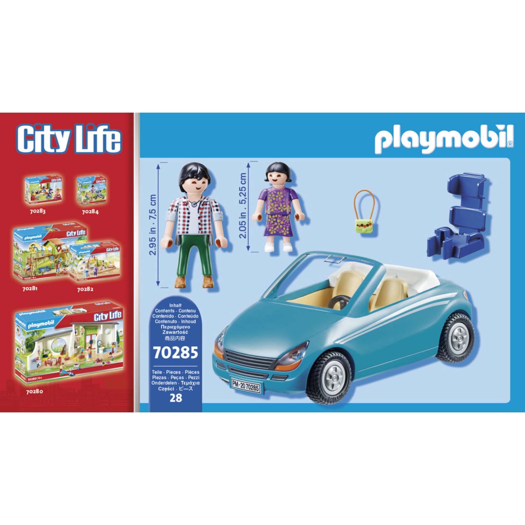 Playmobil Family with Car