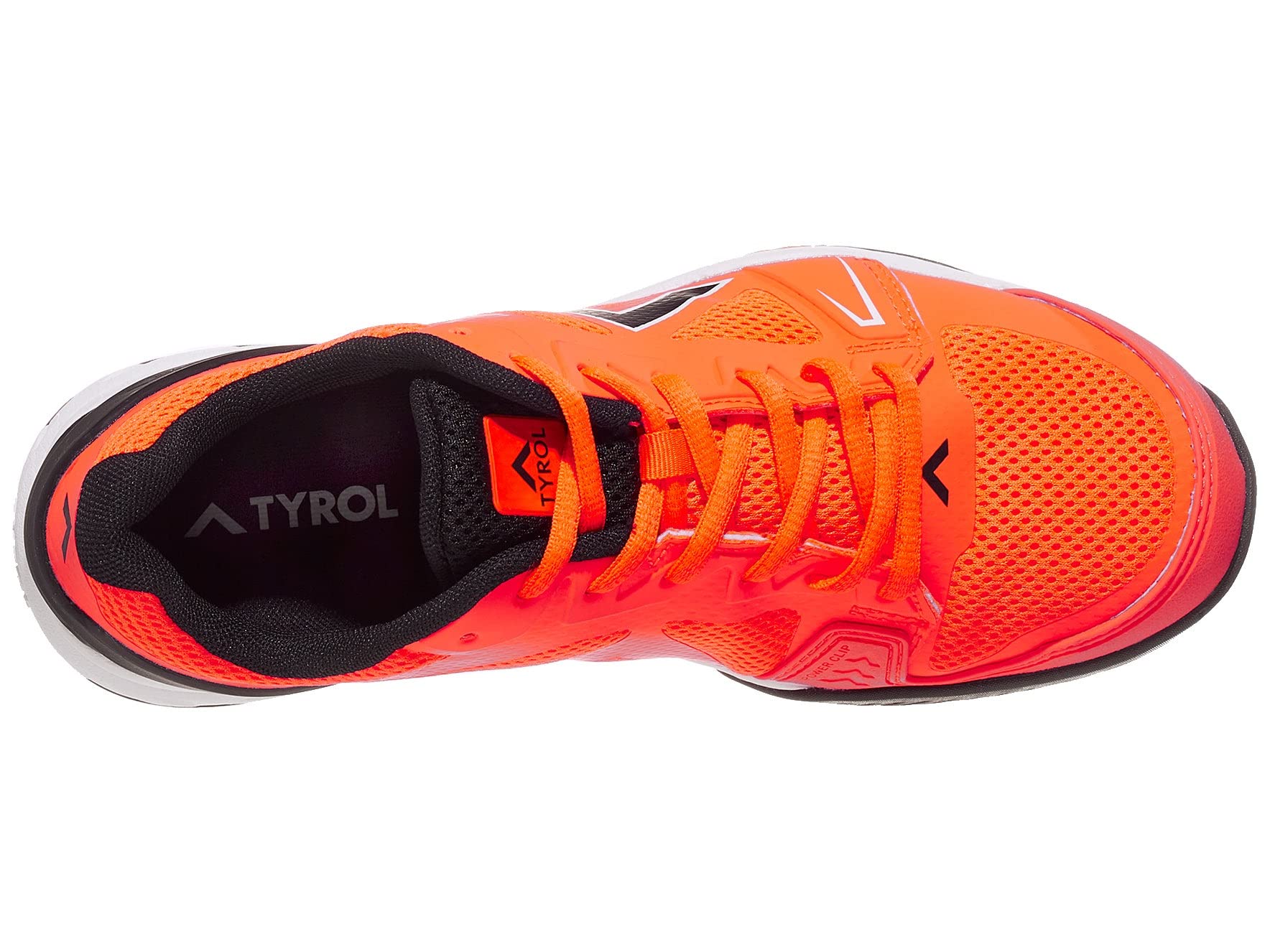 Tyrol Men's Drive V Pickleball Shoe (Orange/Black) (10.5)