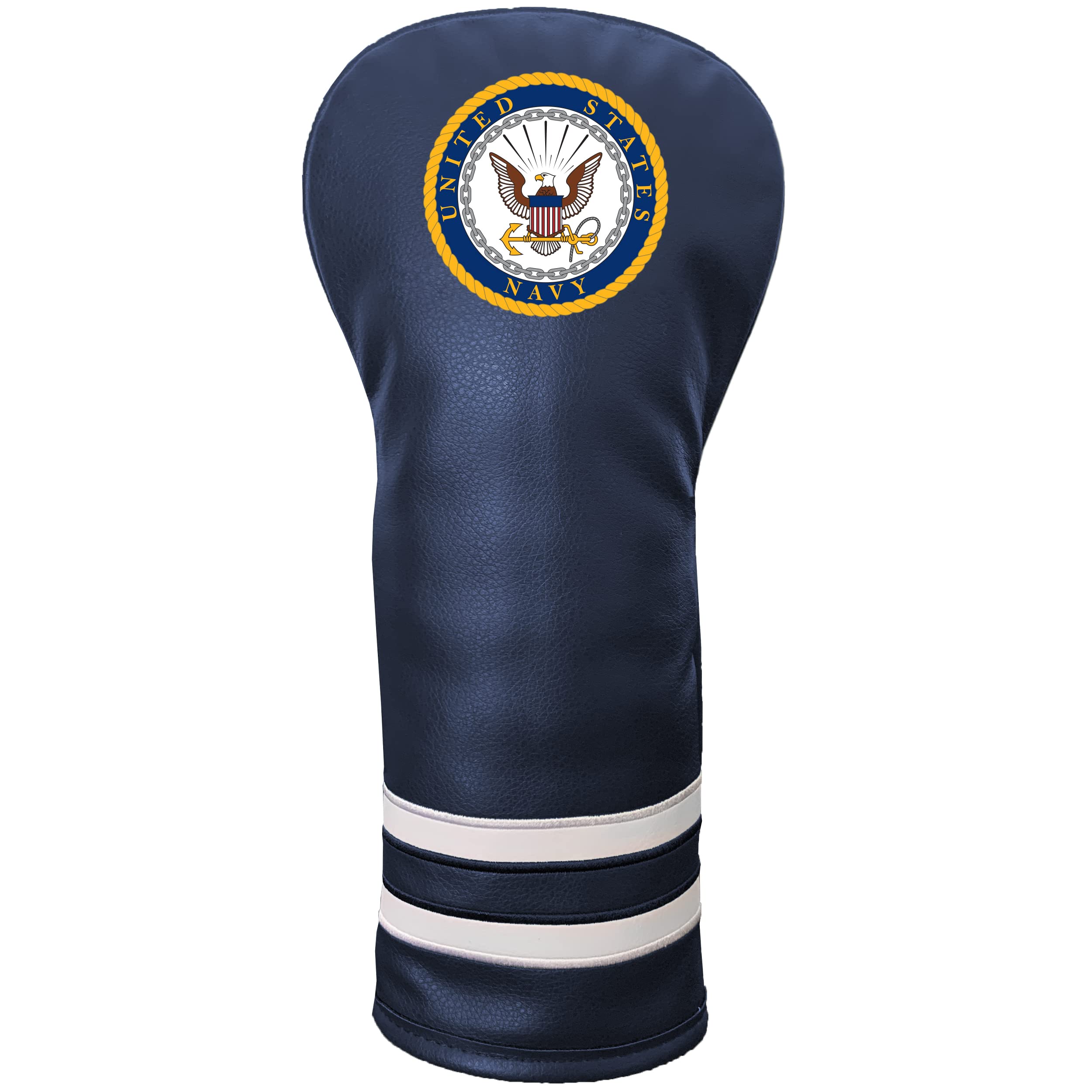 Team Golf Military US Navy Vintage Fairway Headcover (Color) - Printed Team Golf Military Vintage Fairway Headcover (Printed), Fits All Fairway, Hybrid and Utility Clubs