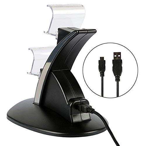 PS4 Controller Charger,Playstation 4 / PS4 / PS4 Pro / PS4 Slim Controller Charger Charging Docking Station Stand for PS4 Controller
