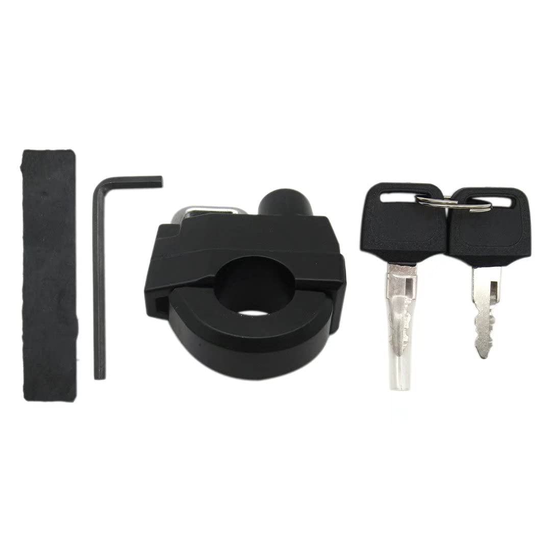 USonline911 Universal Motorcycle Helmet Lock for 25mm Engine Crankcase Crash Bar Motorbike