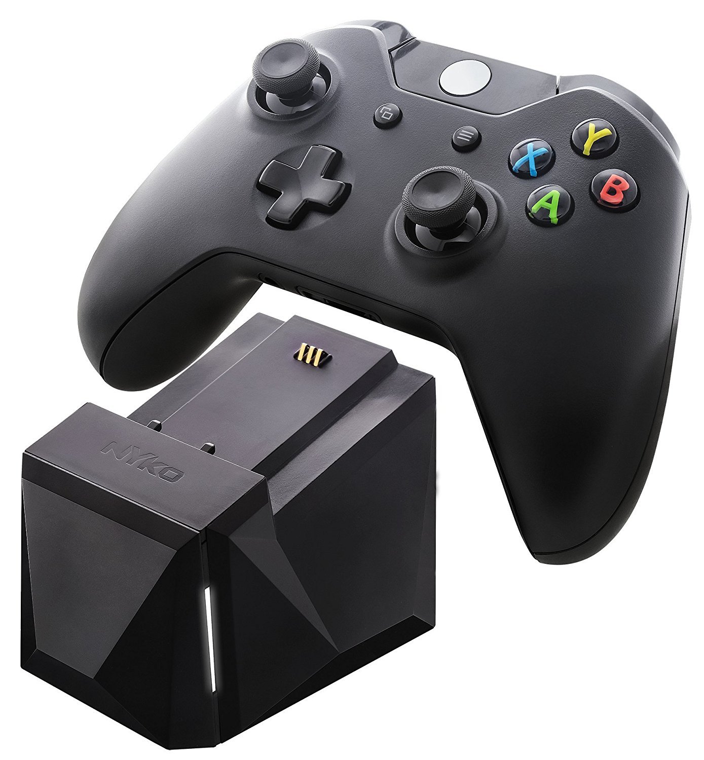 Nyko Charge Block Solo - Xbox Controller Charging Station w/ 1 Battery Pack & Micro-USB Charge Cable -Xbox one Only/Not Compatible with Xbox S/X or Xbox Controllers with a Home Button