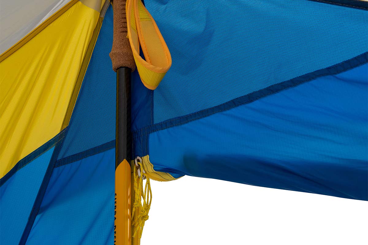Sierra Designs High Route Tarp 2P, Two-Person Ultralight Backpacking Tarp, Minimalist Trekking Pole Design Shelter