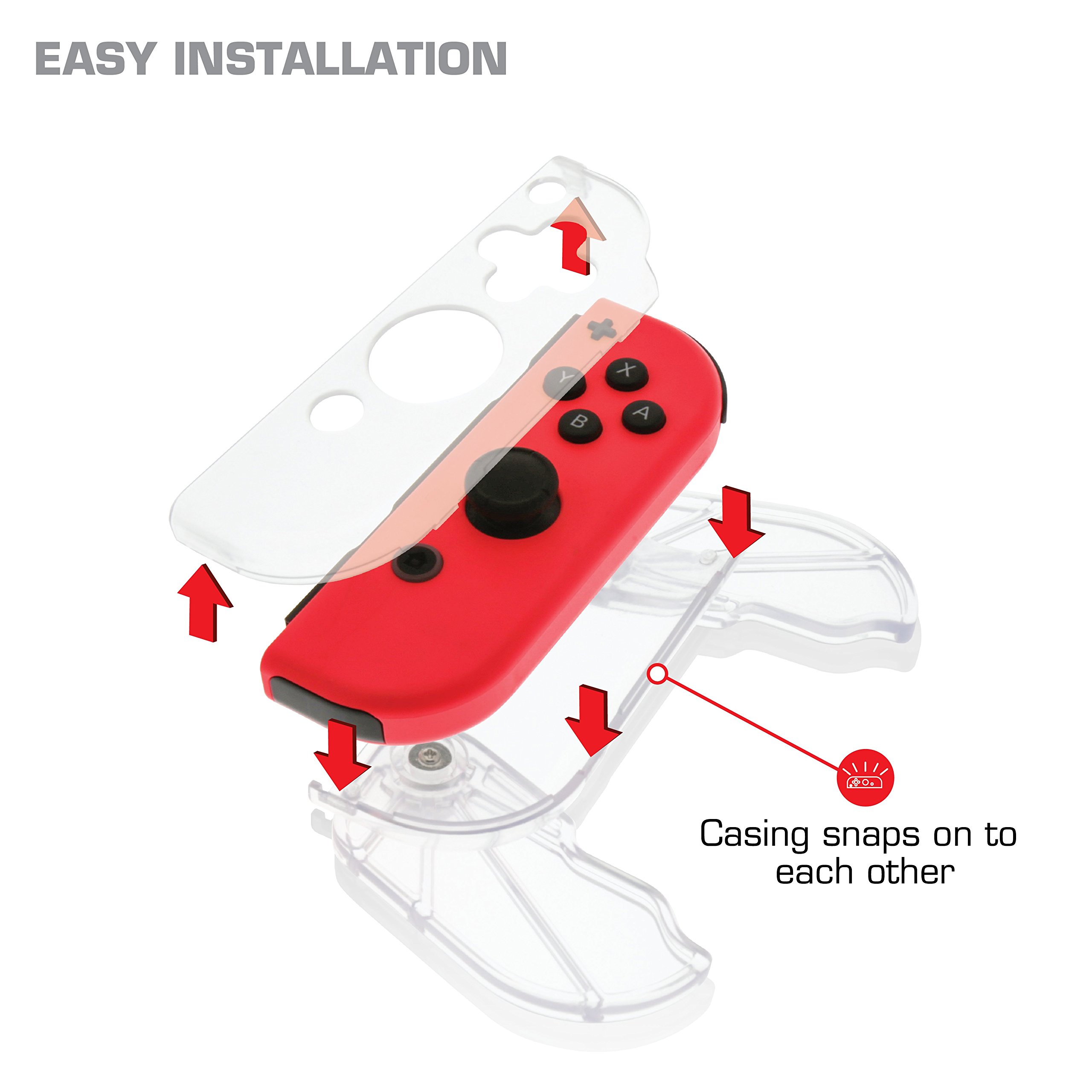 Nyko Swivel Grips - Expandable Ergonomic Grip for Joy-Con Controllers for Nintendo Switch