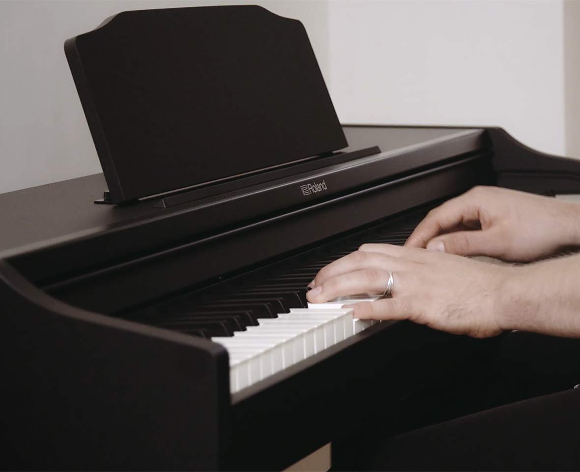 Roland RP102 88-key Weighted Keyboard Digital Piano with Bluetooth, Black
