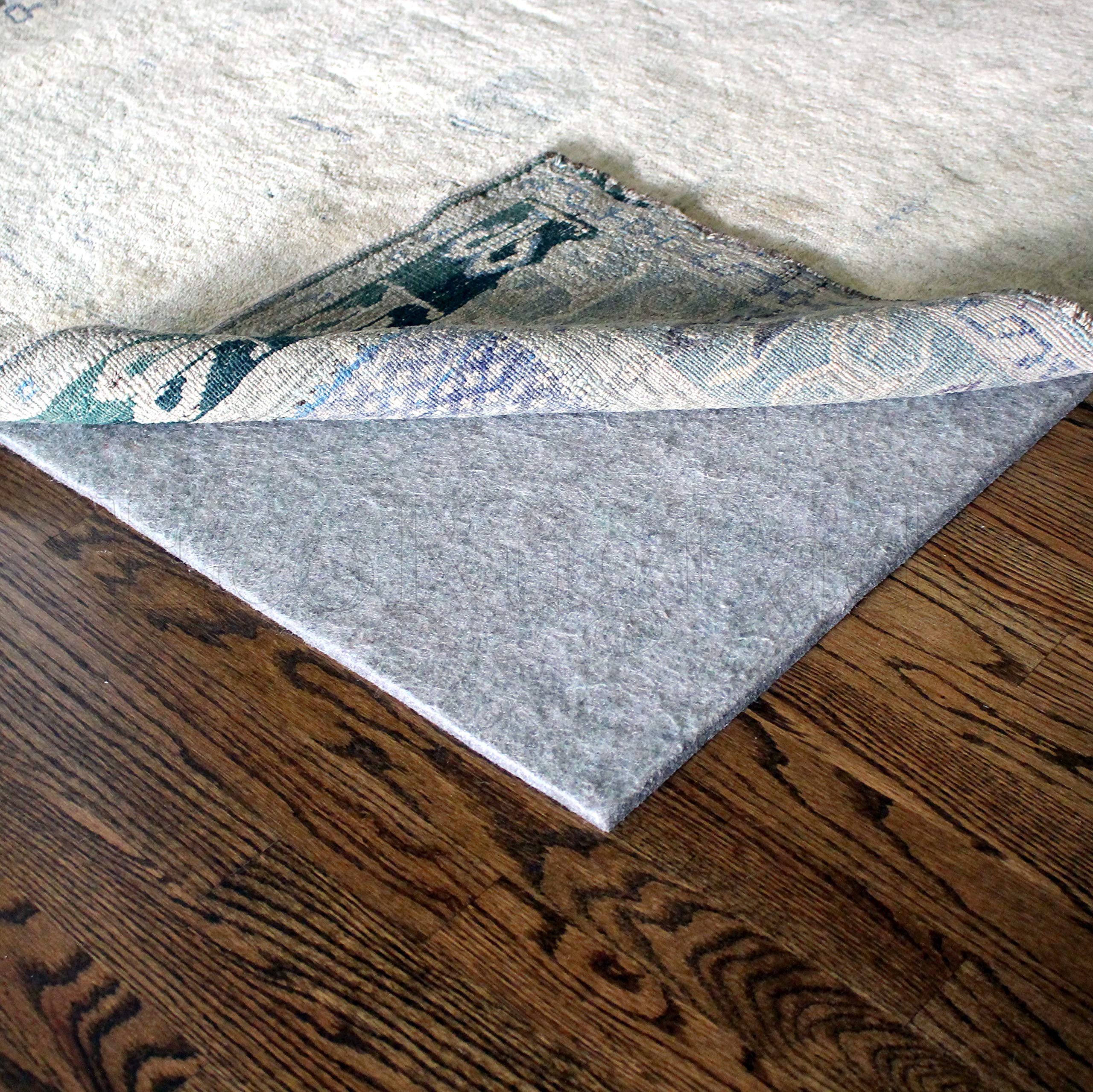 RUGPADUSA - Basics - 11'x13' - 1/3" Thick - 100% Felt - Premium Comfort Rug Pad - Made in The USA